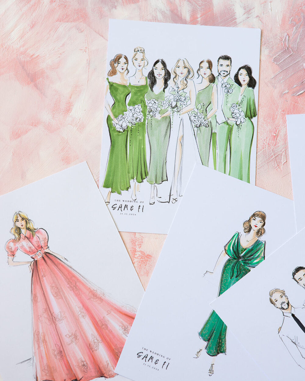 Live Illustrations at Weddings: How It Works & What to Expect | sarahdarby